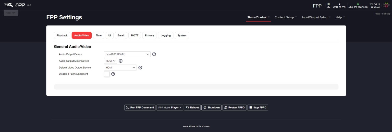 Halloween Decoration Automations with Node Red and Falcon Player Pi ...