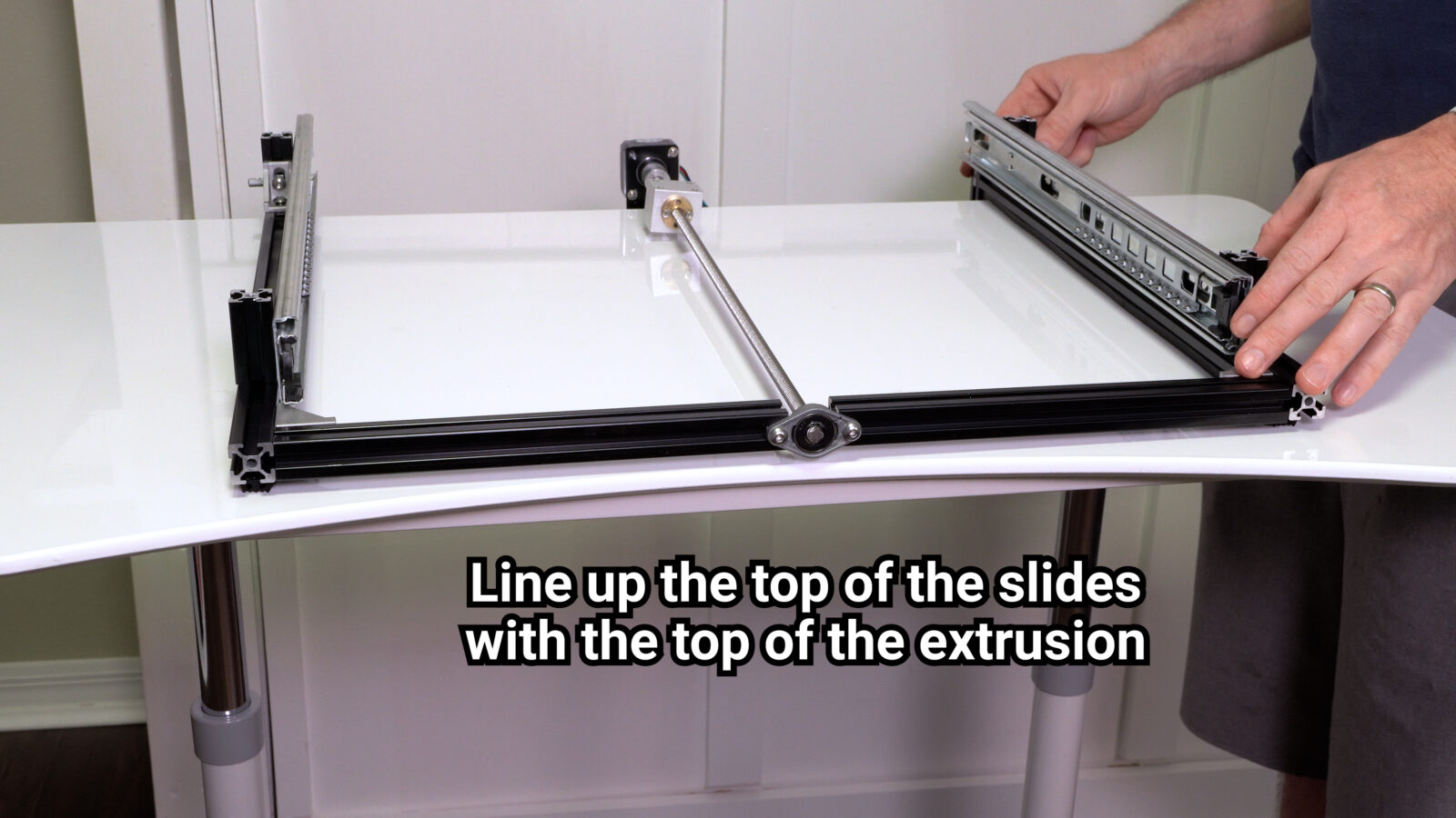 DIY Motorized Ultra Short Throw Projector Shelf – The