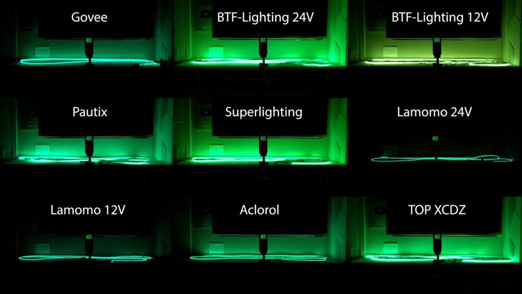 Spotless NEON Effect LED Strips, which is Best? Govee, BTF-Lighting ...